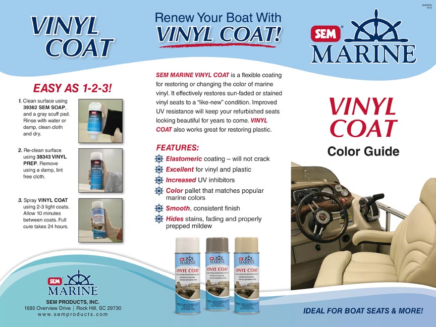 Sem Marine Vinyl Paint Chart